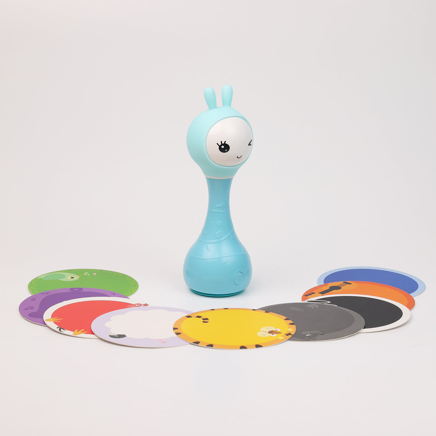 alilo Smarty Bunny Baby Rattle Musical Light Up Toys-Blue - alilo ...